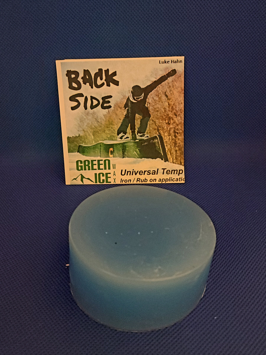 Back Side Universal Temperature Snowboard wax – Green Ice Wax